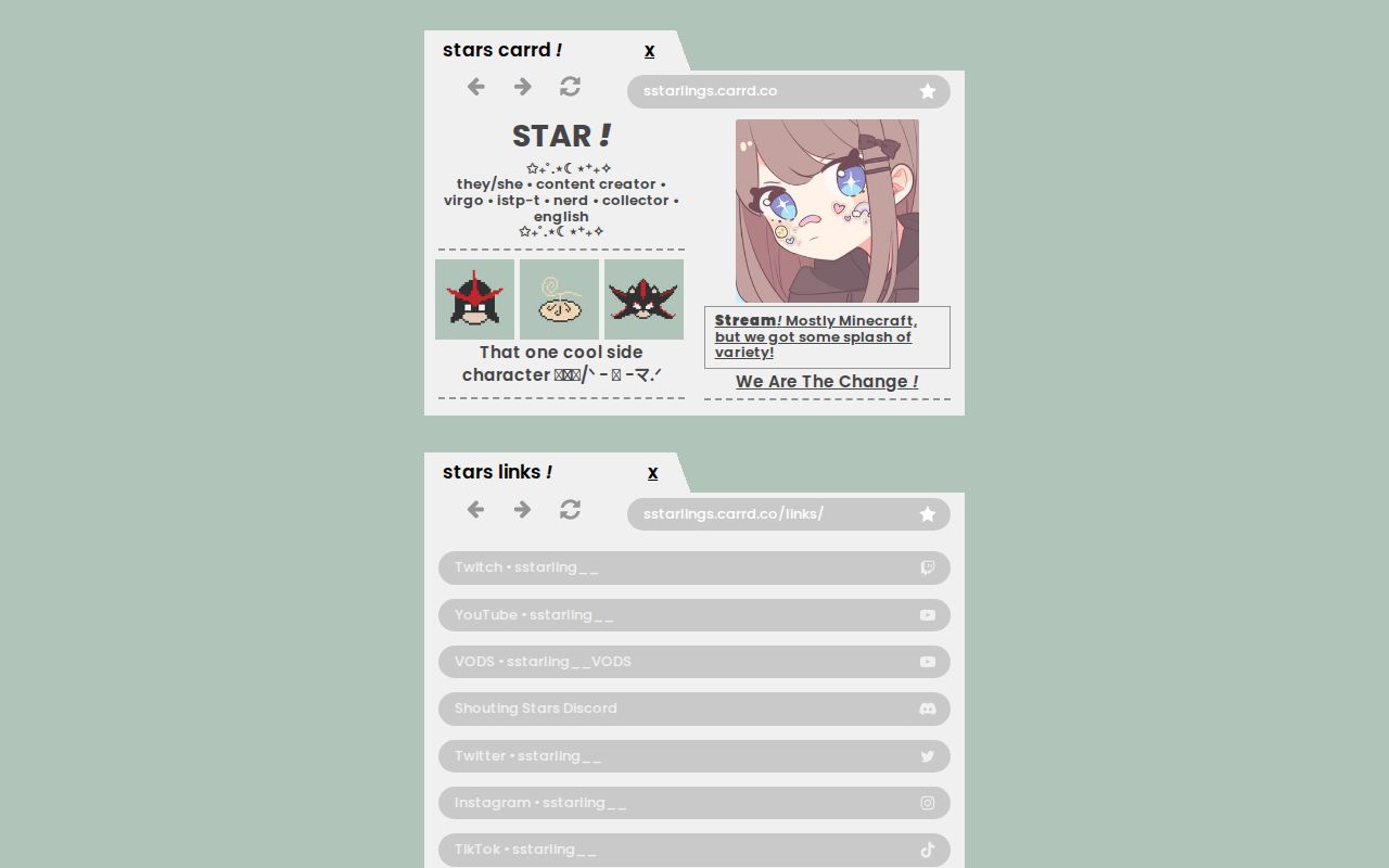 a very sstarling__ carrd